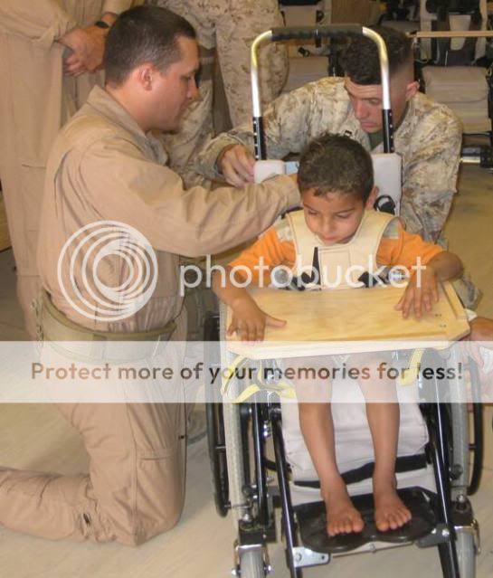b.blauser links up with Marines in Iraq for wheelchair mission - see ...